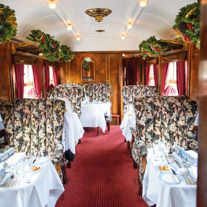 Day trip | Belmond British Pullman Christmas lunch